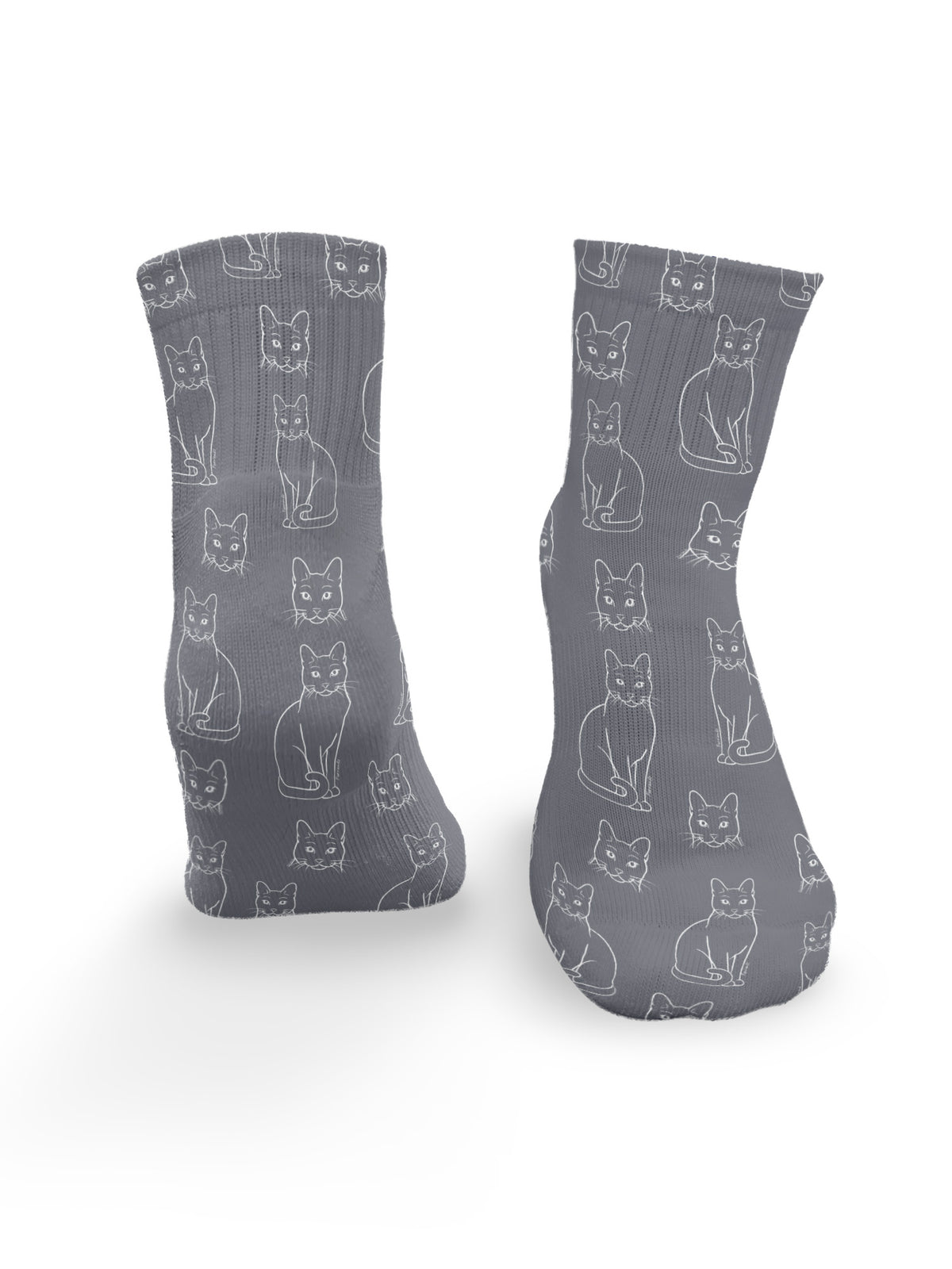 Russian Blue Ankle Socks | Furriends Australia