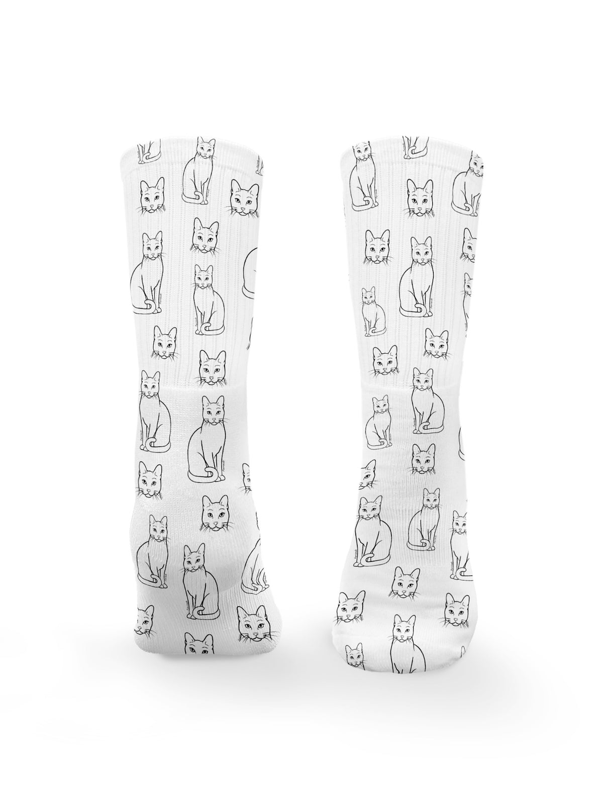 Russian Blue Crew Socks | Furriends Australia