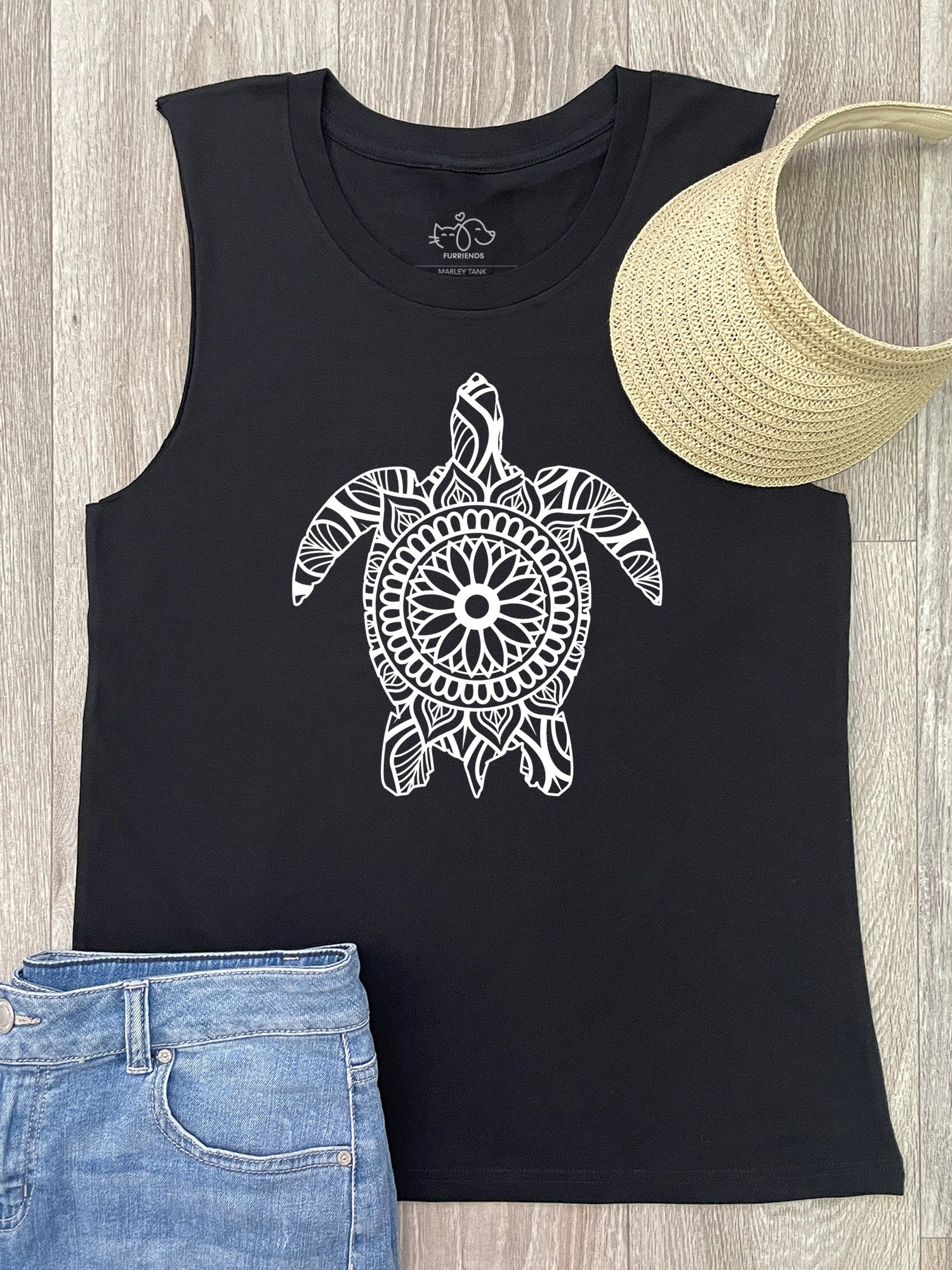 Turtle Mandala Marley Tank | Furriends Australia