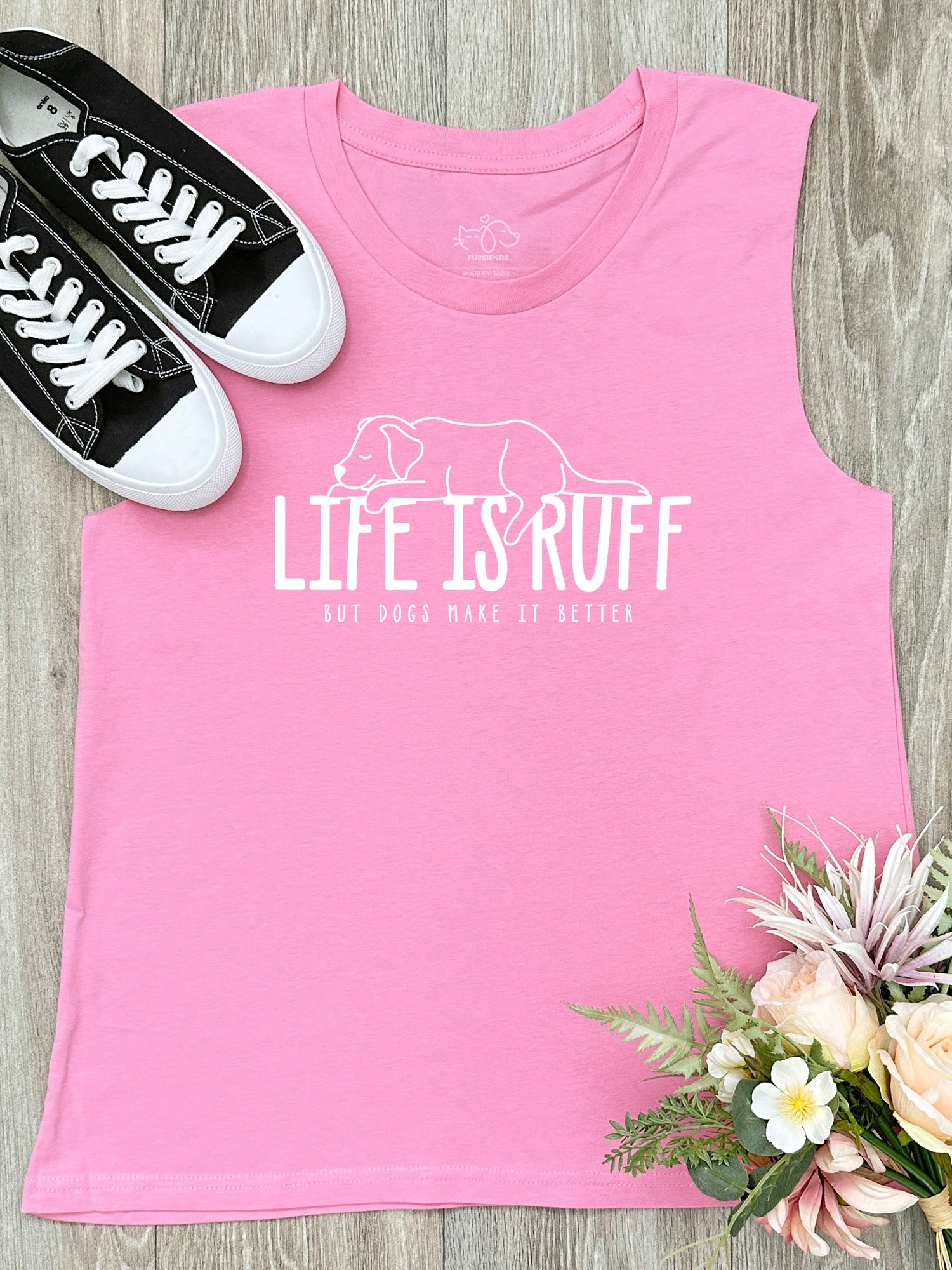 Life Is Ruff Marley Tank | Furriends Australia