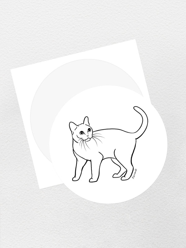 Burmese Sticker | Furriends Australia