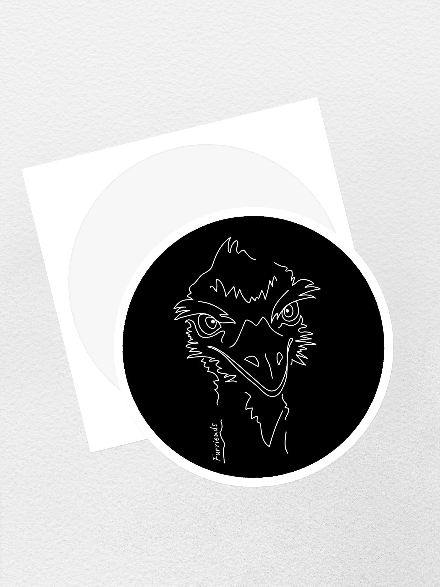 Emu Sticker | Furriends Australia