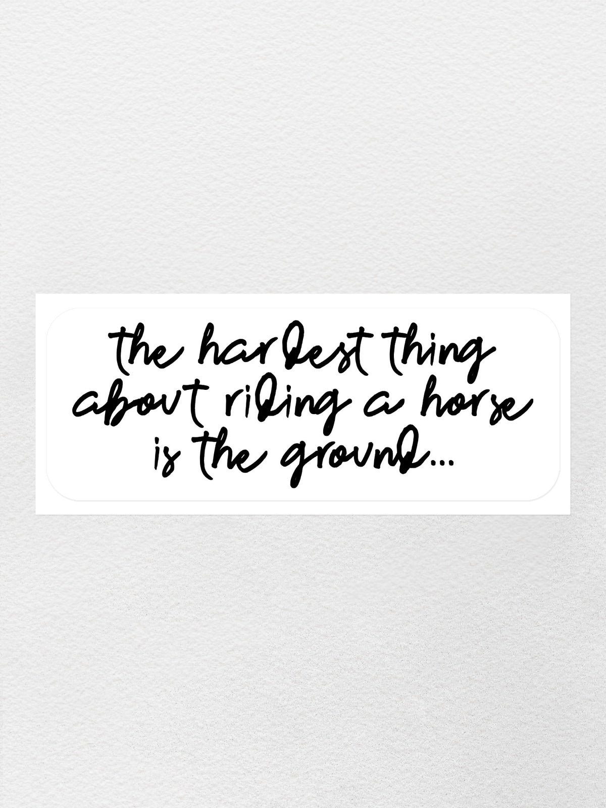 To Ride A Horse Is To Fly Without WIngs Sticker | Furriends Australia