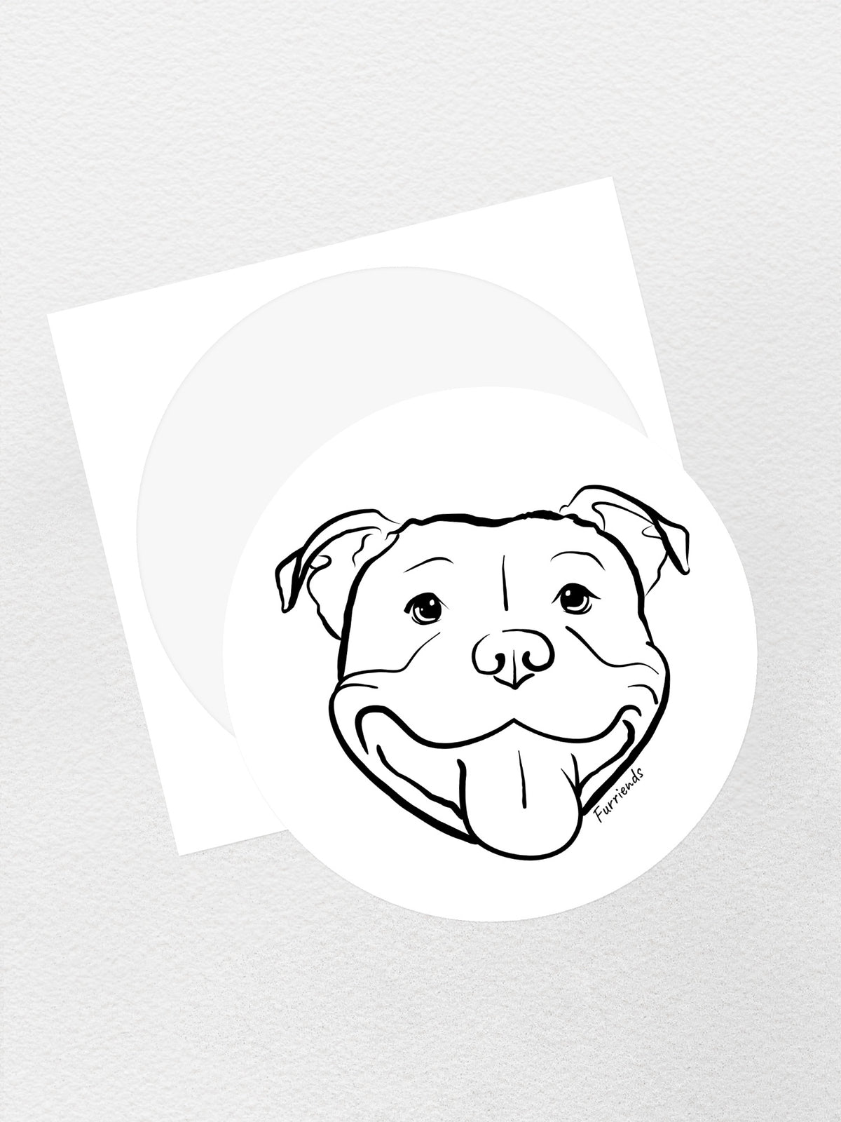 Staffordshire Bull Terrier Sticker | Furriends Australia