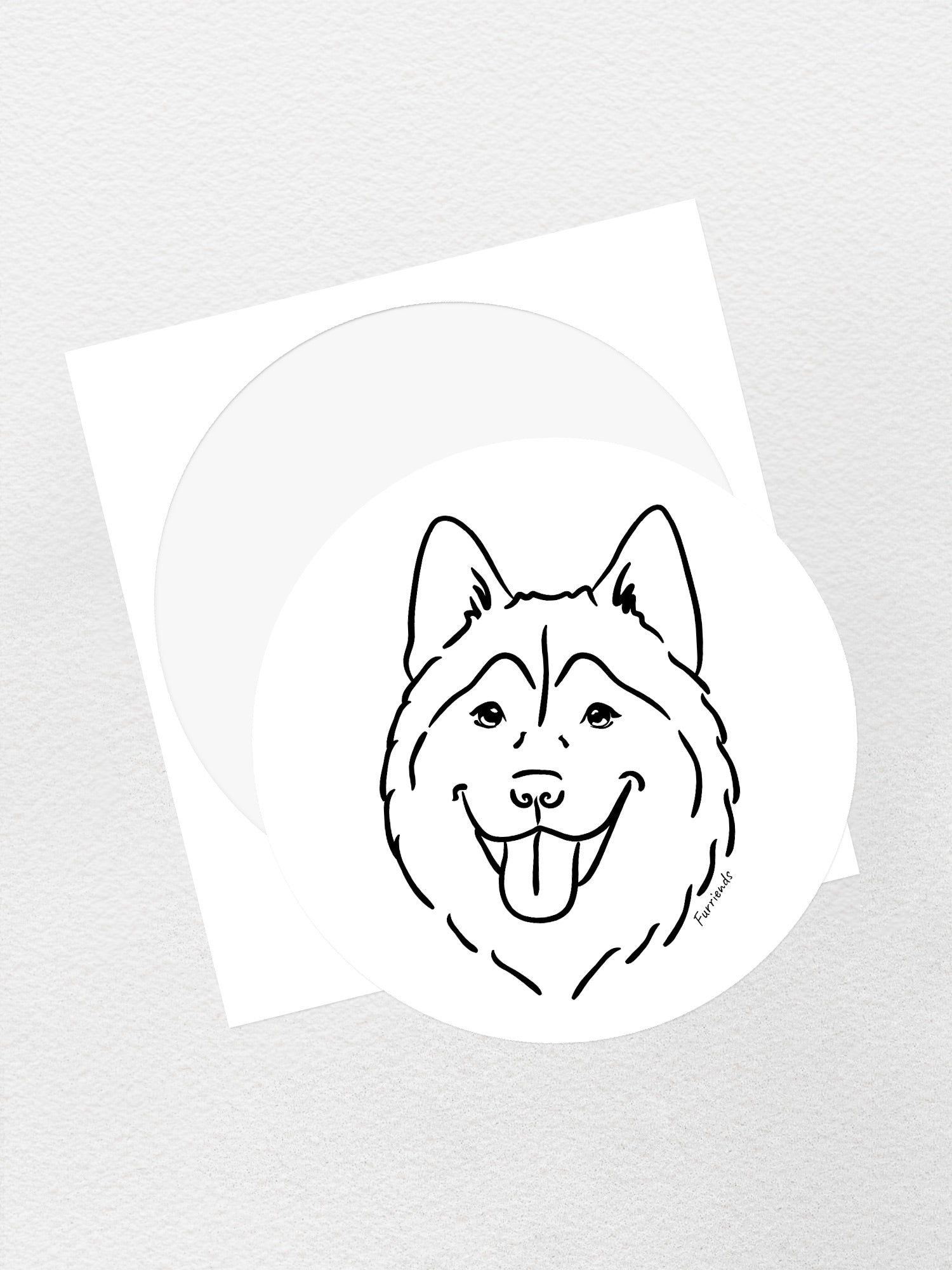 Husky Sticker | Furriends Australia