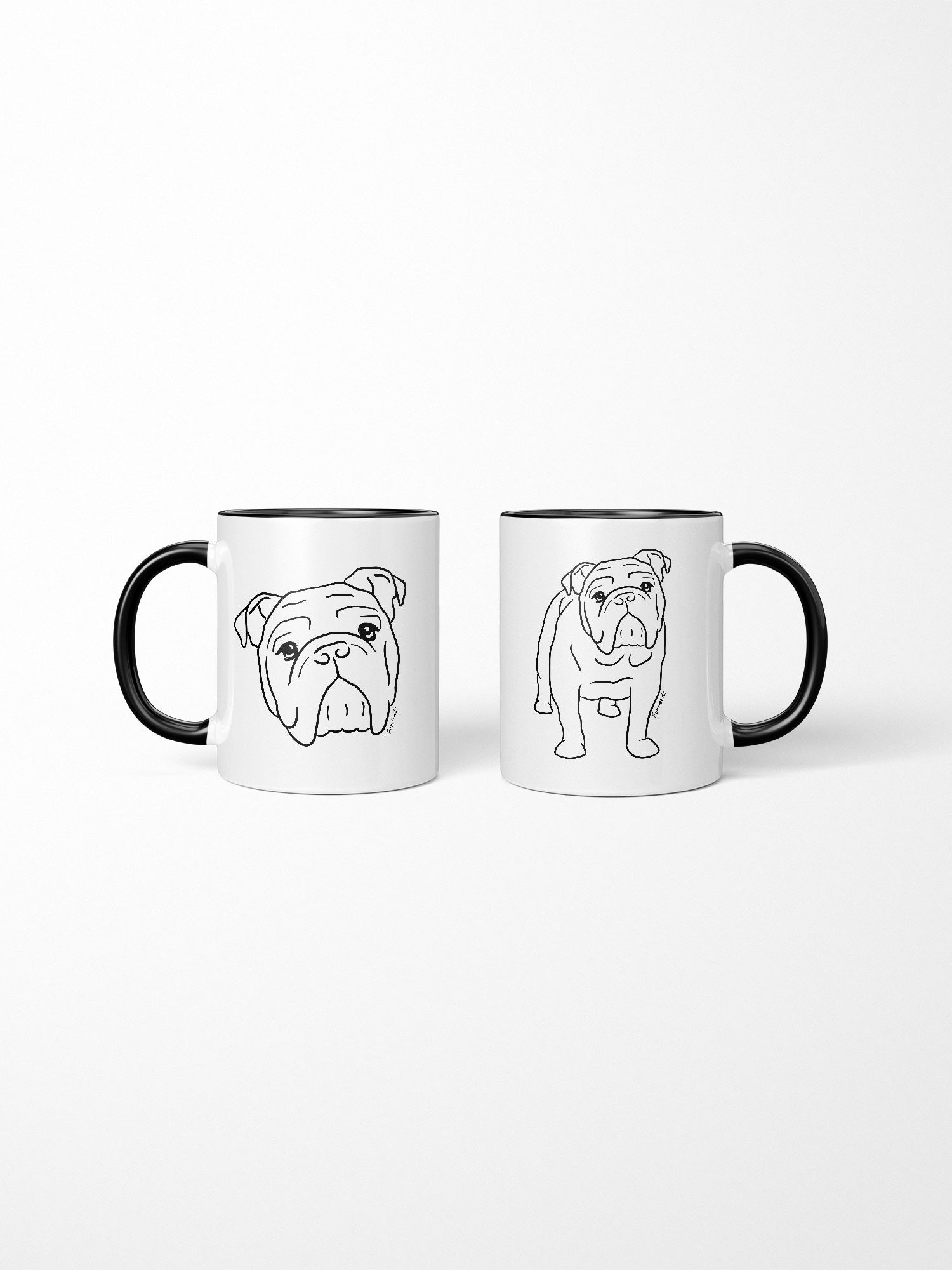 British Bulldog Ceramic Mug | Furriends Australia