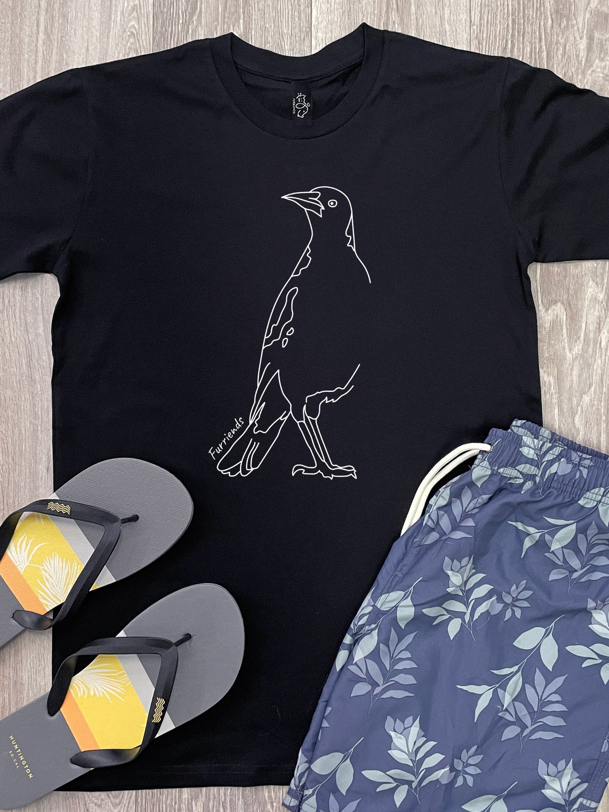 Australian Magpie Essential T-Shirt | Furriends Australia