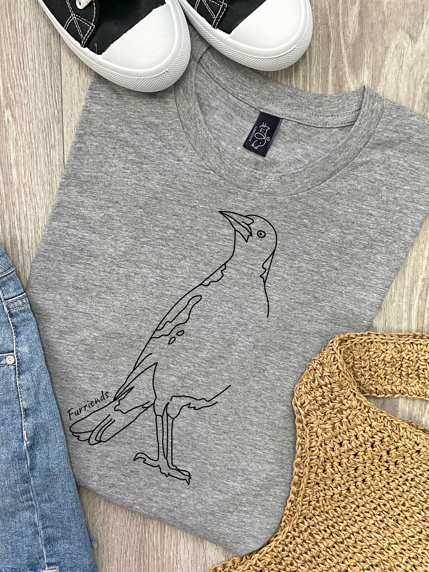 Australian Magpie Ava T-Shirt | Furriends Australia