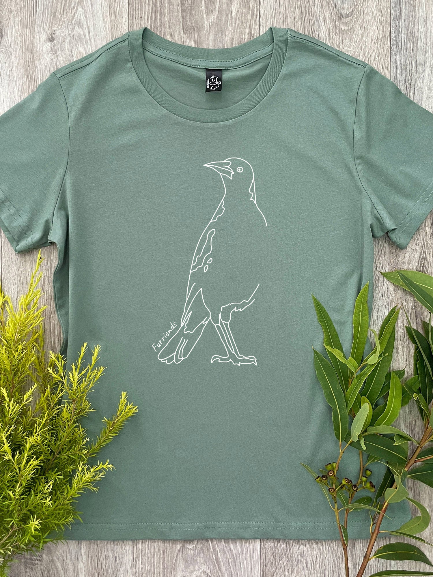 Australian Magpie Ava T-Shirt | Furriends Australia