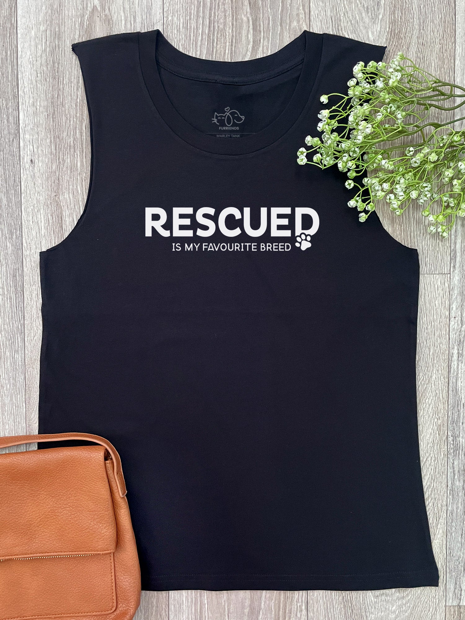 Rescued Is My Favourite Breed Marley Tank | Furriends Australia