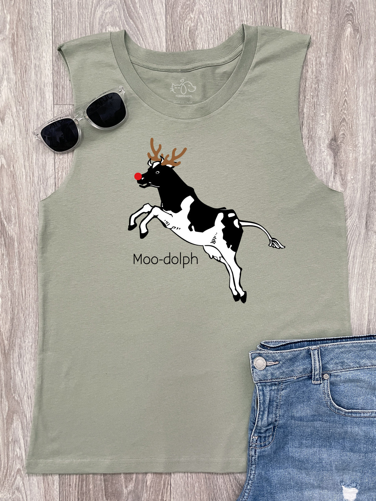Moo-dolph Marley Tank | Furriends Australia